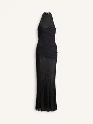 Balmain Long Halterneck Dress