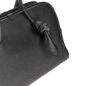 Jacquemus Grained Leather "turismo" Bag - Black