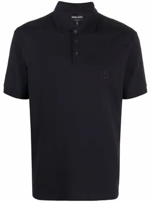 Giorgio Armani Logo Polos For Men