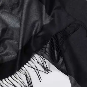 Saint Laurent Cassandre Jacquard Silk Scarf In Dark