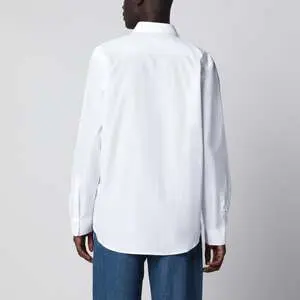 Burberry Classic-fit Cotton Poplin Shirt With Check Trim