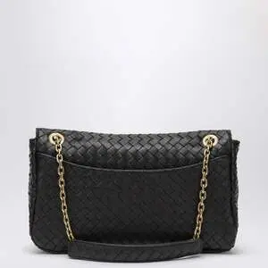 Bottega Veneta Madison Intrecciato Lambskin Shoulder Bag - Brown