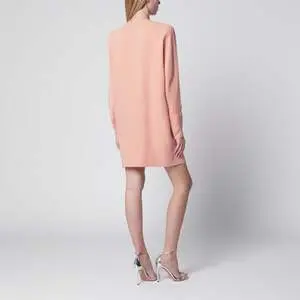 Valentino Garavani Silk Short Dress With Embroidered Bows