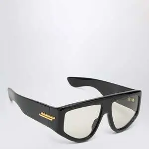 Bottega Veneta Classic Shield Sunglasses In Recycled Acetate