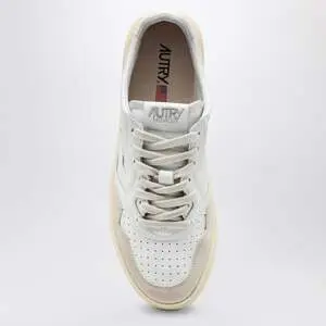 AUTRY Medalist Low Leather And Suede Sneakers - White