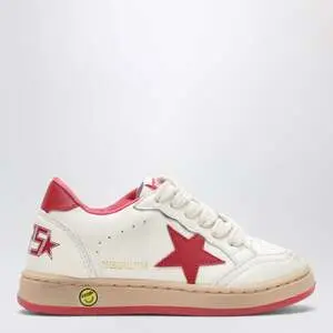 GOLDEN GOOSE Ball Star Leather Sneakers Red
