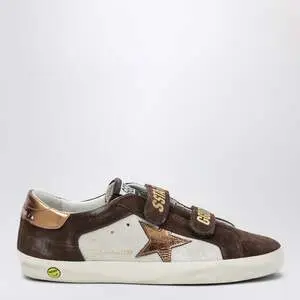 GOLDEN GOOSE Old School Sneakers In Sand/ Suede - Brown