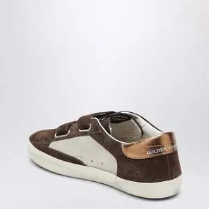 GOLDEN GOOSE Old School Sneakers In Sand/ Suede