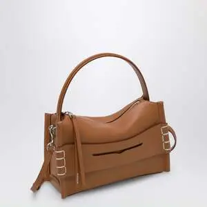 JW Anderson Loafer Bag In Calf Leather, Tan