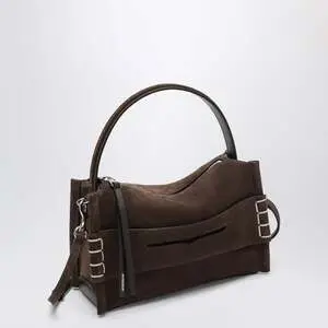 JW Anderson Small Loafer Bag In Suede Leather