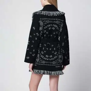 Alanui Bandana Jacquard Cardigan