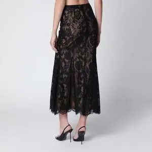 SELF-PORTRAIT Lace Midi Skirt