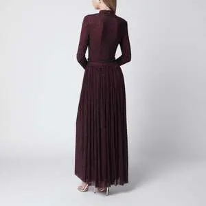 SELF-PORTRAIT Long Dress With Rhinestones