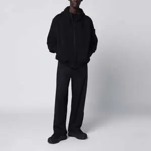 Stone Island Organic Cotton Hooded Zip Sweatshirt