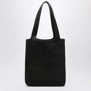 Bottega Veneta Veneto Intrecciato Lambskin Tote Bag - Brown