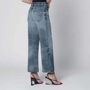 Alaïa Flared Ankle-length Denim Jeans