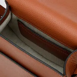 Chloé Marcie Small Leather Saddle Bag - Brown