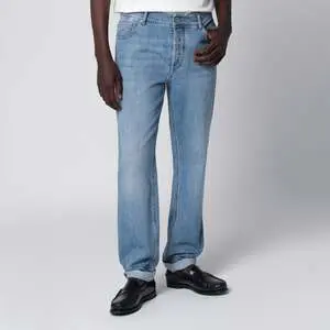 Brunello Cucinelli Traditional Fit Five-pocket Jeans In Denim