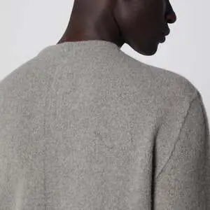 Rick Owens Dust Cashmere-blend Crewneck Sweater - Grey
