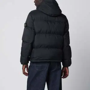Stone Island Ripstop Nylon Zip-up Down Jacket