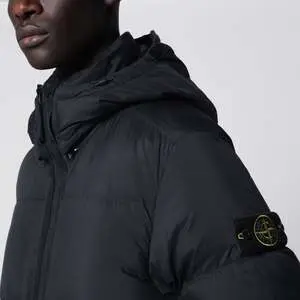 Stone Island Ripstop Nylon Zip-up Down Jacket