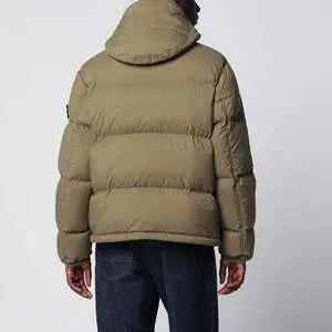 Stone Island Ripstop Nylon Zip-up Down Jacket