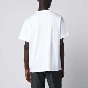 Prada Boxy Cotton Crew-neck T-shirt With Triangle Logo