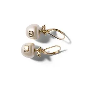 Miu Miu Metal Earrings With Pendant