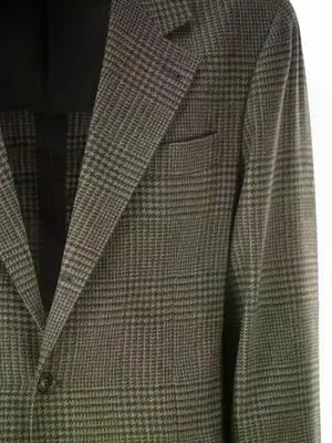 Brunello Cucinelli Check-pattern Long-sleeve Blazer