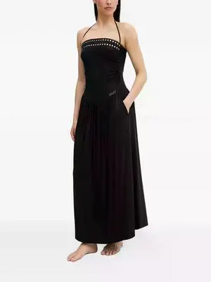 Liu Jo Studded Halterneck Maxi Dress