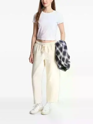 Gap Drawstring Waist Cropped Jeans