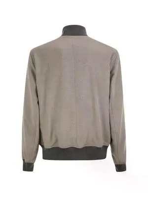 Brunello Cucinelli Long-sleeve High-neck Bomber Jacket