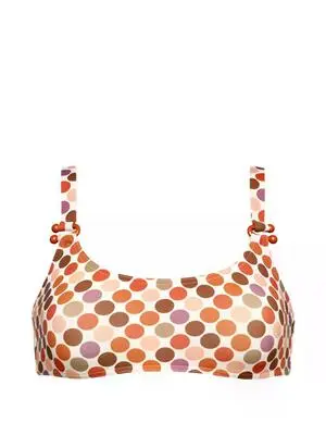 ERES Polka Dot Bikini Top - Multicolour