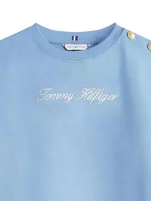 Tommy Hilfiger Button-detail Logo T-shirt