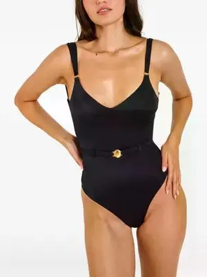 BANANA MOON Belted Swimsuit - Black