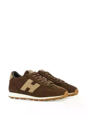 Hogan Athletic Sneakers With H-shaped Spikes And Mini Wedge