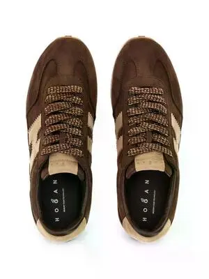Hogan Athletic Sneakers With H-shaped Spikes And Mini Wedge