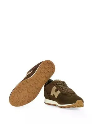 Hogan Athletic Sneakers With H-shaped Spikes And Mini Wedge