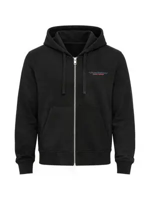 DIESEL® Logo-print Zip-up Hoodie - Black