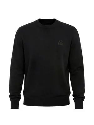 DIESEL® Logo-print Crew-neck Sweatshirt - Black