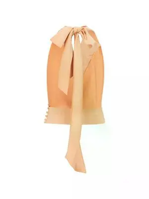 Andamane Halterneck Wrap-style Top