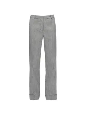 3.1 Phillip Lim Jaspé Turn-up-hem Trousers - Grey