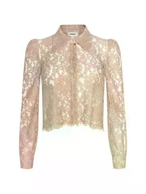 L'Agence Anita Lace Blouse - Neutrals