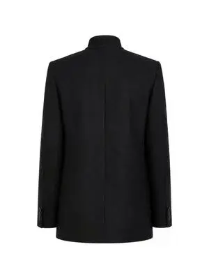 MAISON MARGIELA Zip-front Flannel Blazer