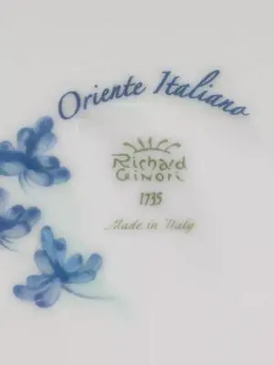 GINORI 1735 Pervinca Oriente Italiano Floral-print Vase - Blue