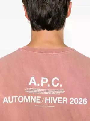 A.p.c. Logo-print Crew-neck T-shirt