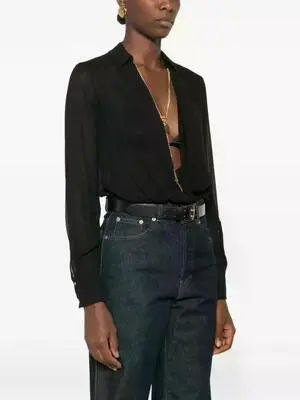 Elisabetta Franchi Wrap-style Long-sleeve Bodie
