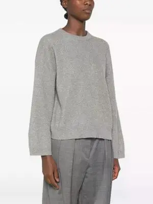 Brunello Cucinelli Ribbed-knit Metallic-thread Sweater