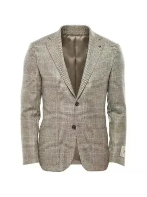 Corneliani Check Single-breasted Blazer - Neutrals