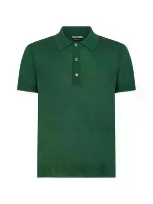 TOM FORD Short-sleeve Polo Shirt - Green
